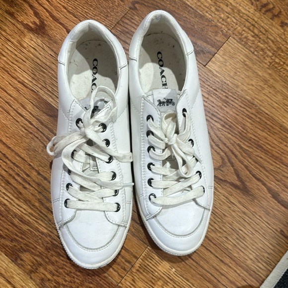 Coach | Shoes | Coach Porter White Sneaker | Poshmark